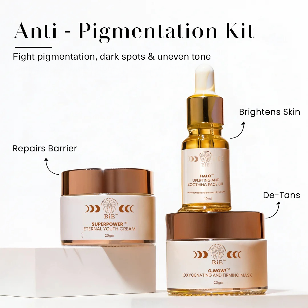 Anti Pigmentation Facial Kit for Dark Spots & Uneven Tone - beautybybie