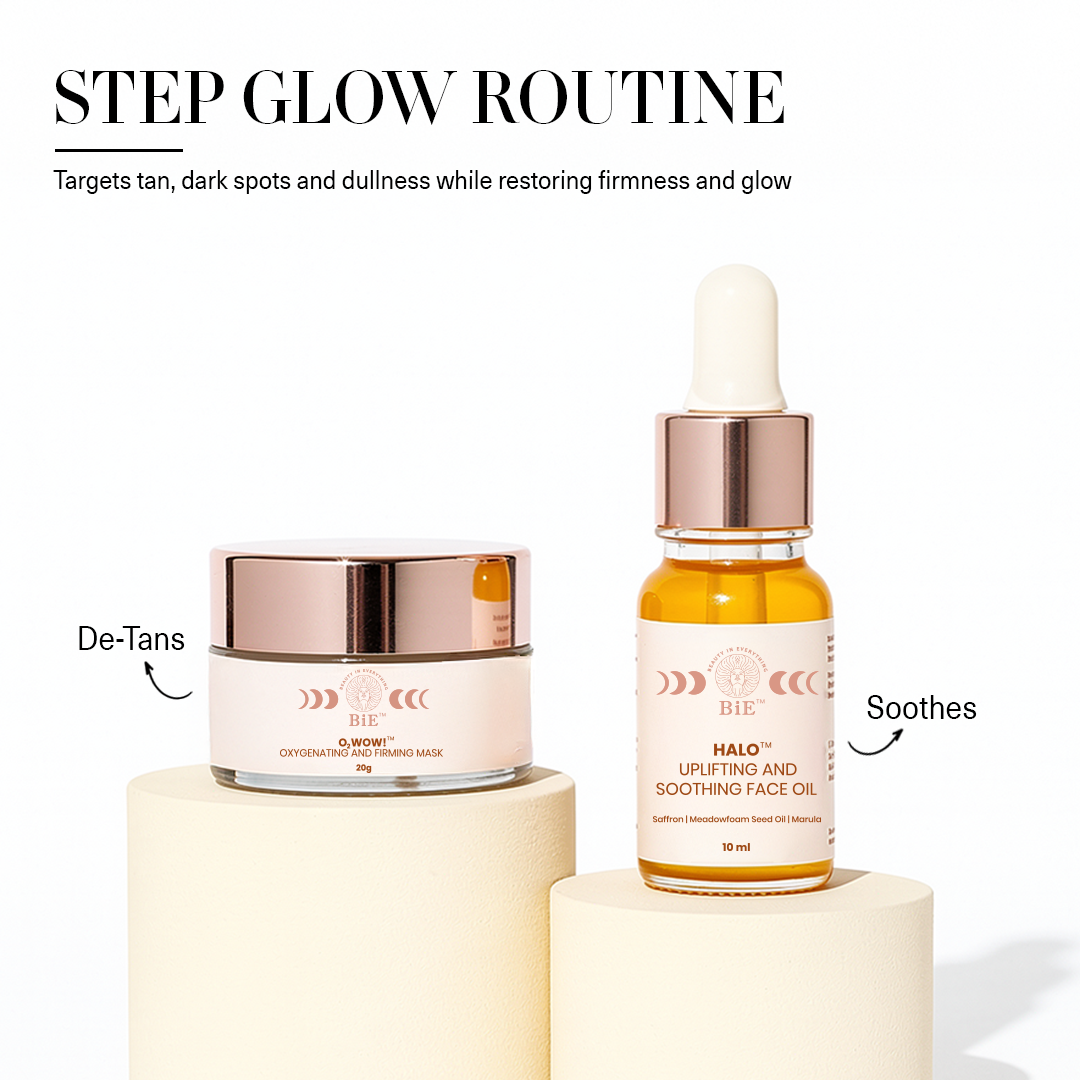 BiE 2-Step Daily Skincare Routine Kit for Glowing Skin - beautybybie