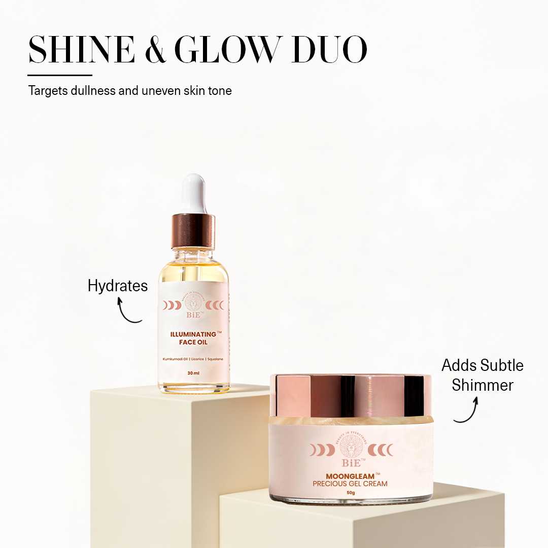 Shine & Glow Duo | Skincare for Makeup Ready Skin - beautybybie